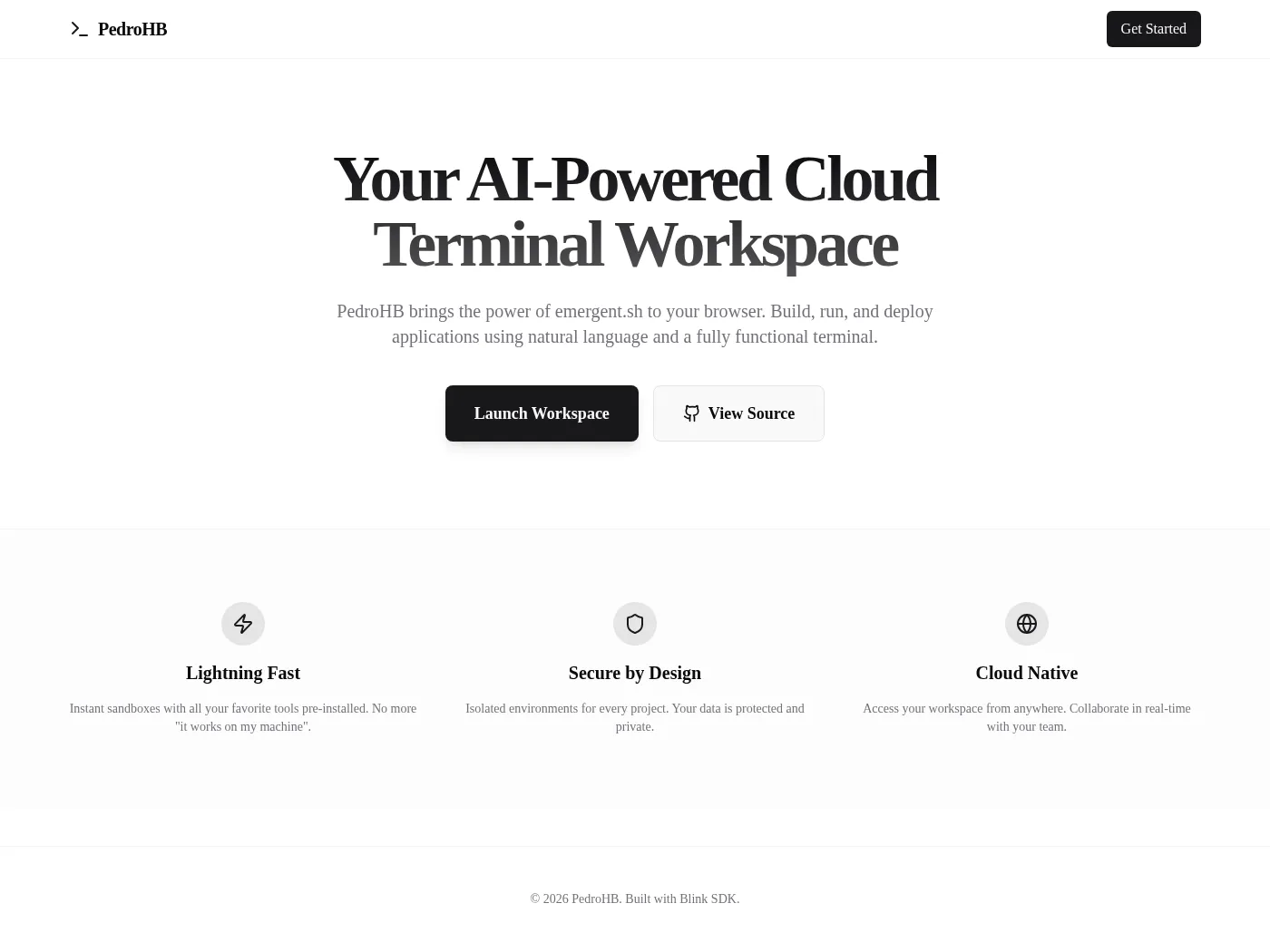 PedroHB Terminal Workspace