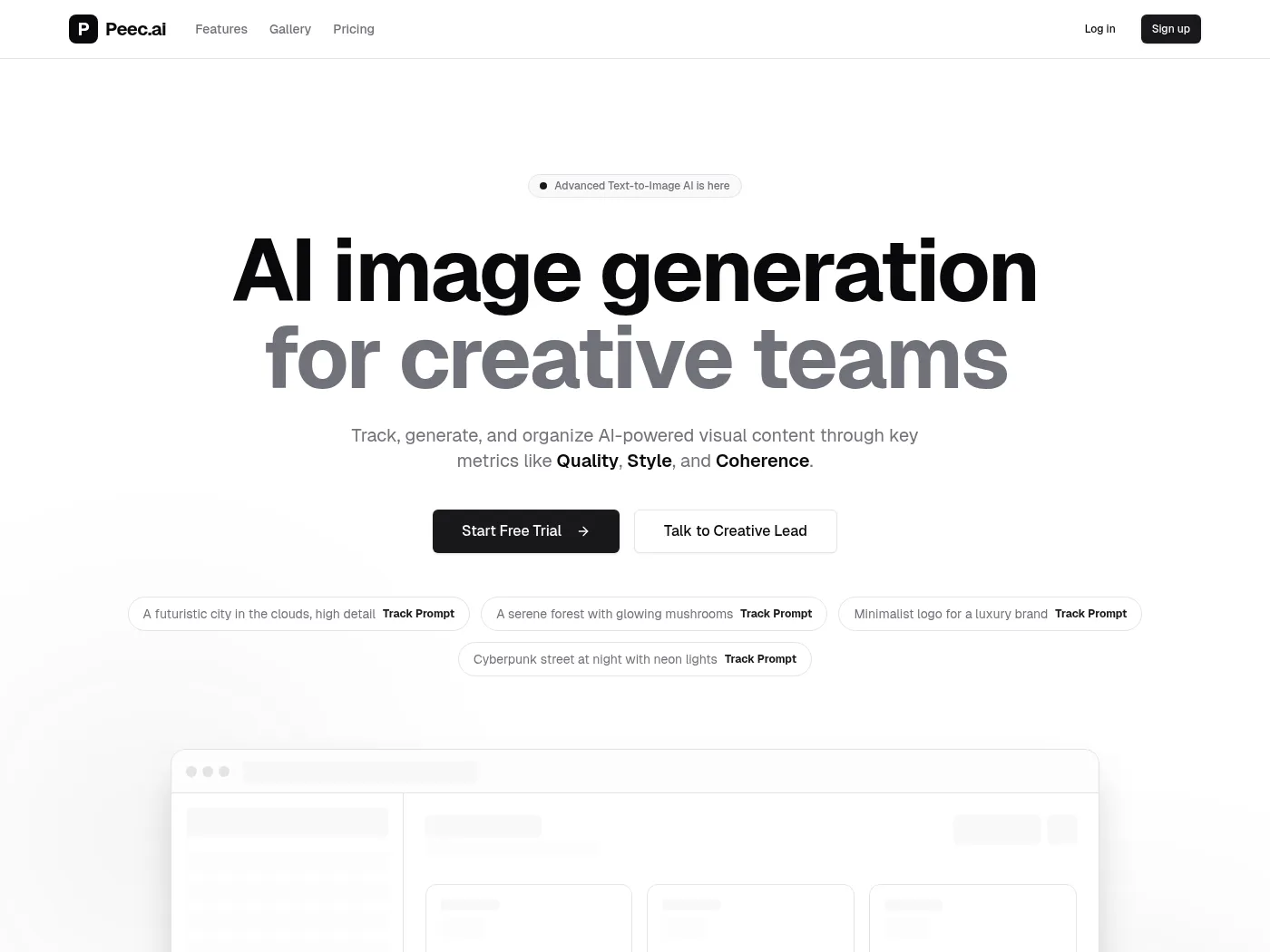 Peec.ai Web Clone