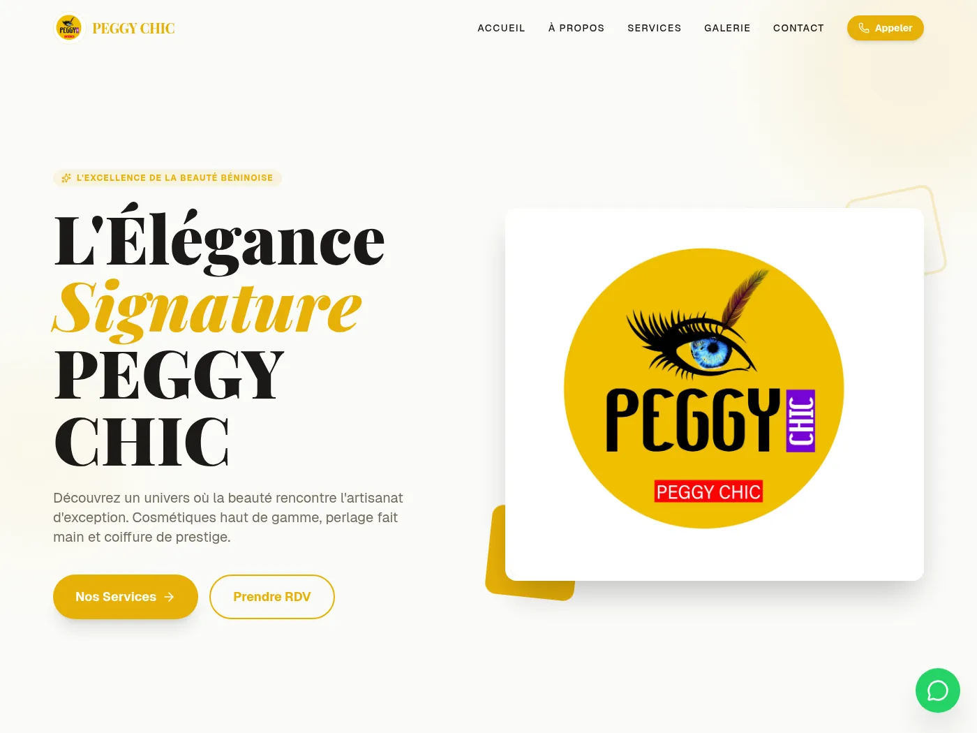 Peggy Chic Web Presence