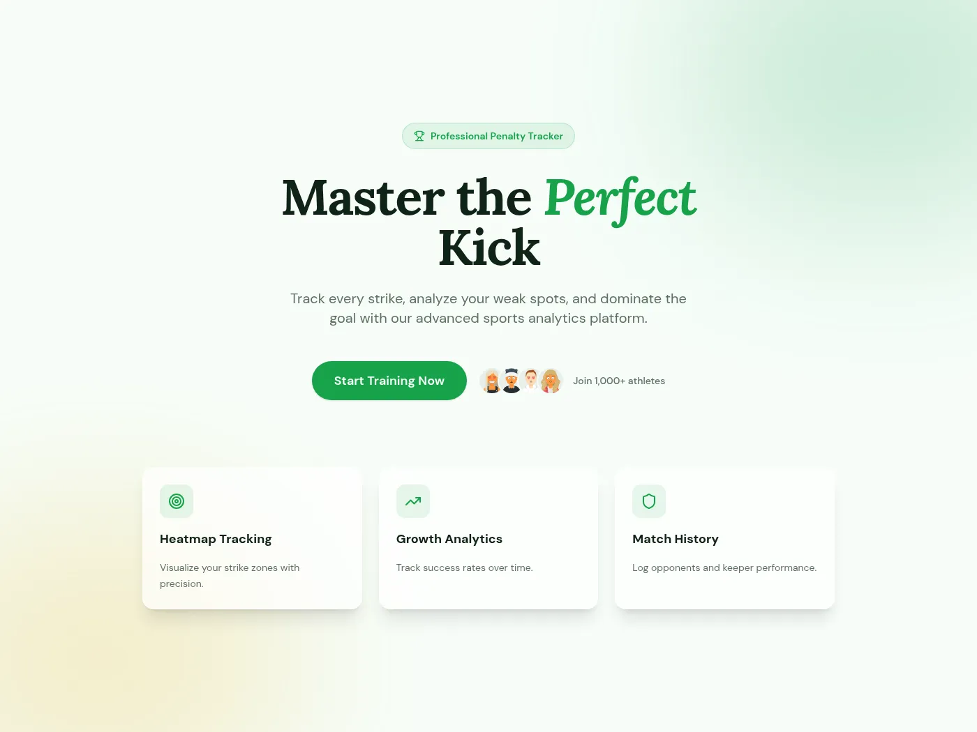 Penalty Kick Tracker
