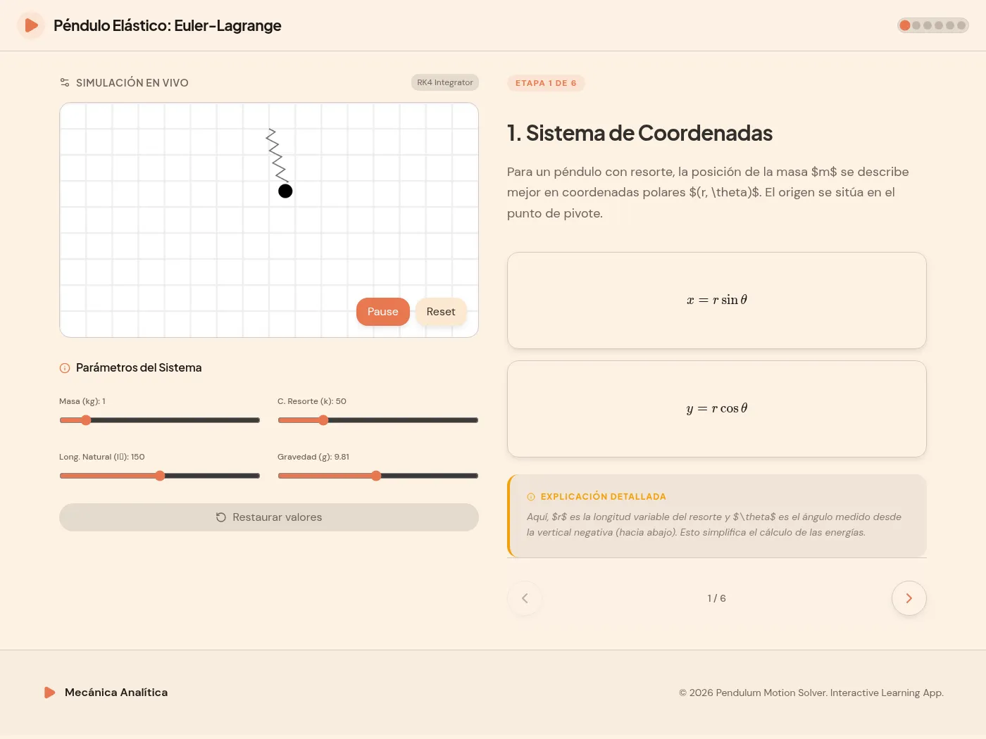 Pendulum Motion Solver