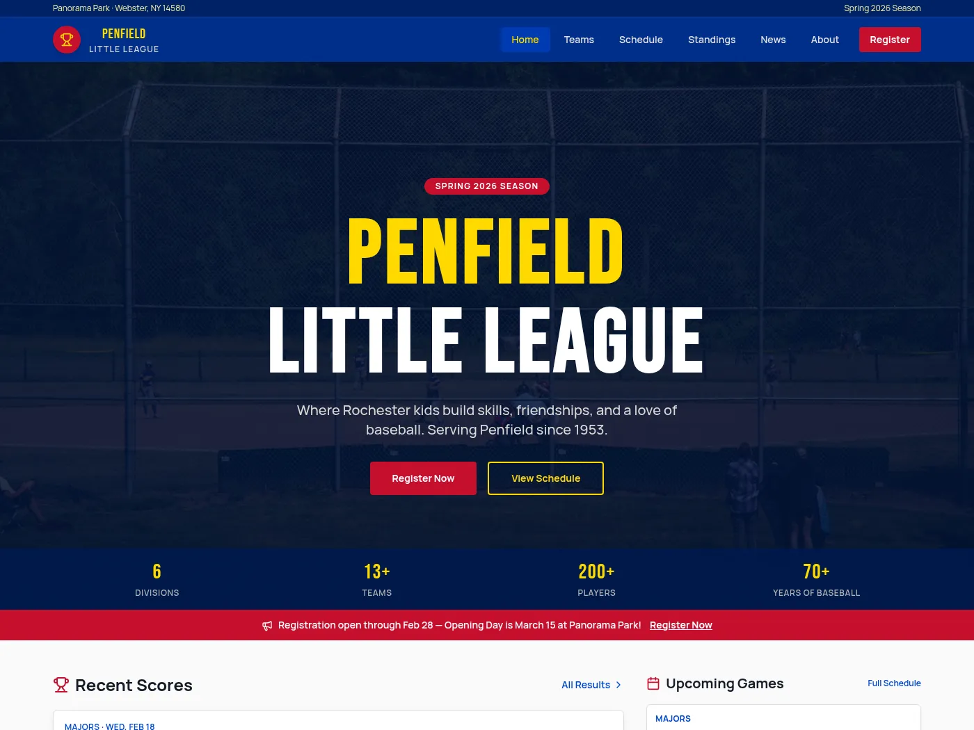 Penfield Little League Hub
