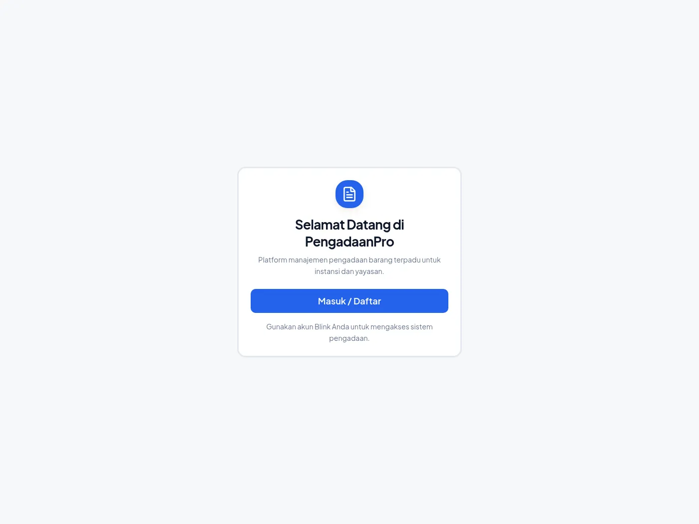 PengadaanPro