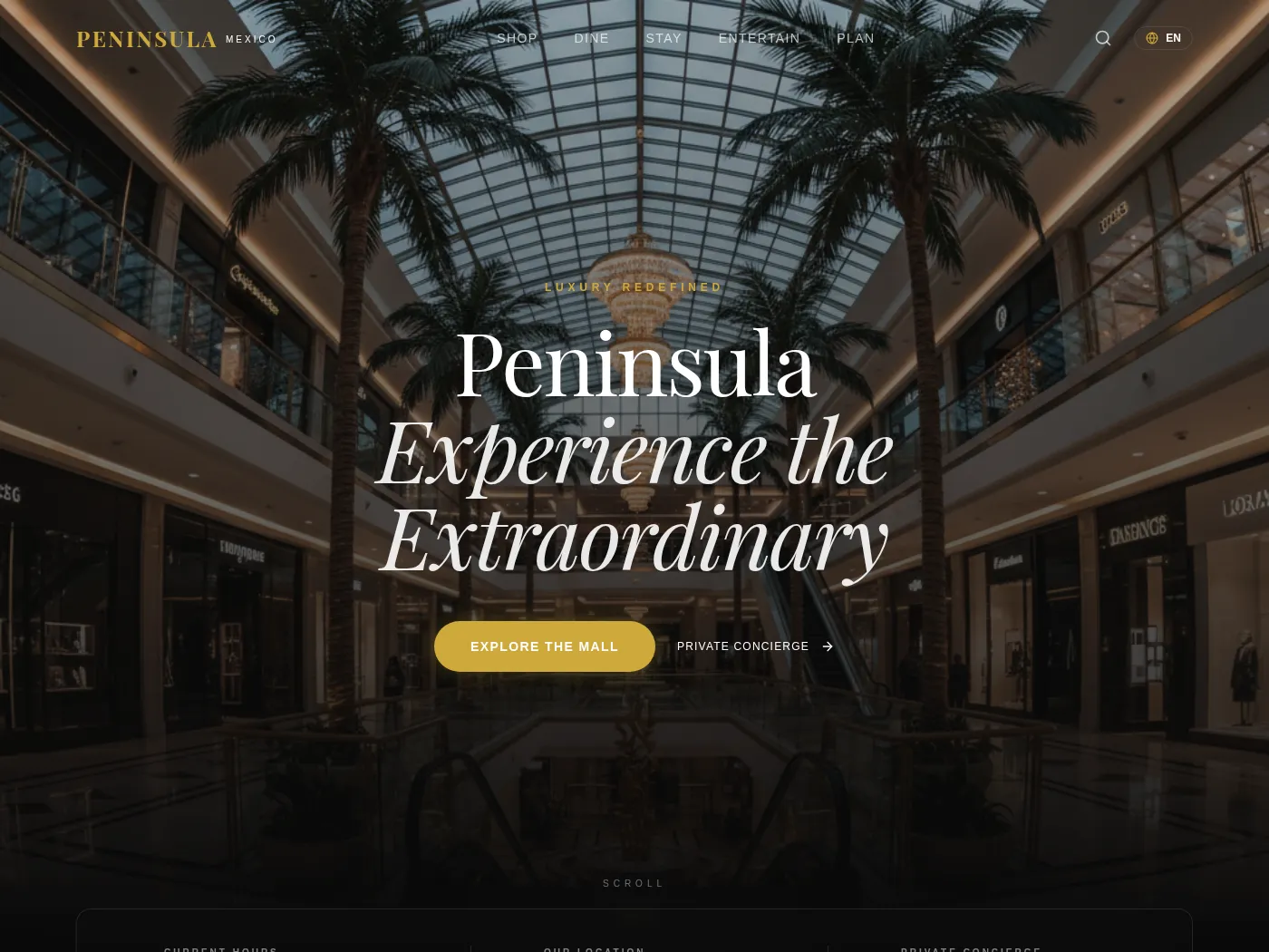 Peninsula Mall Web Portal
