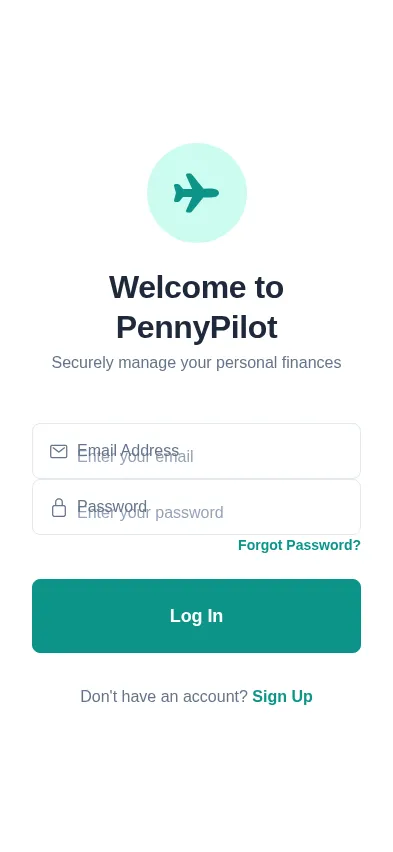 PennyPilot Finance App