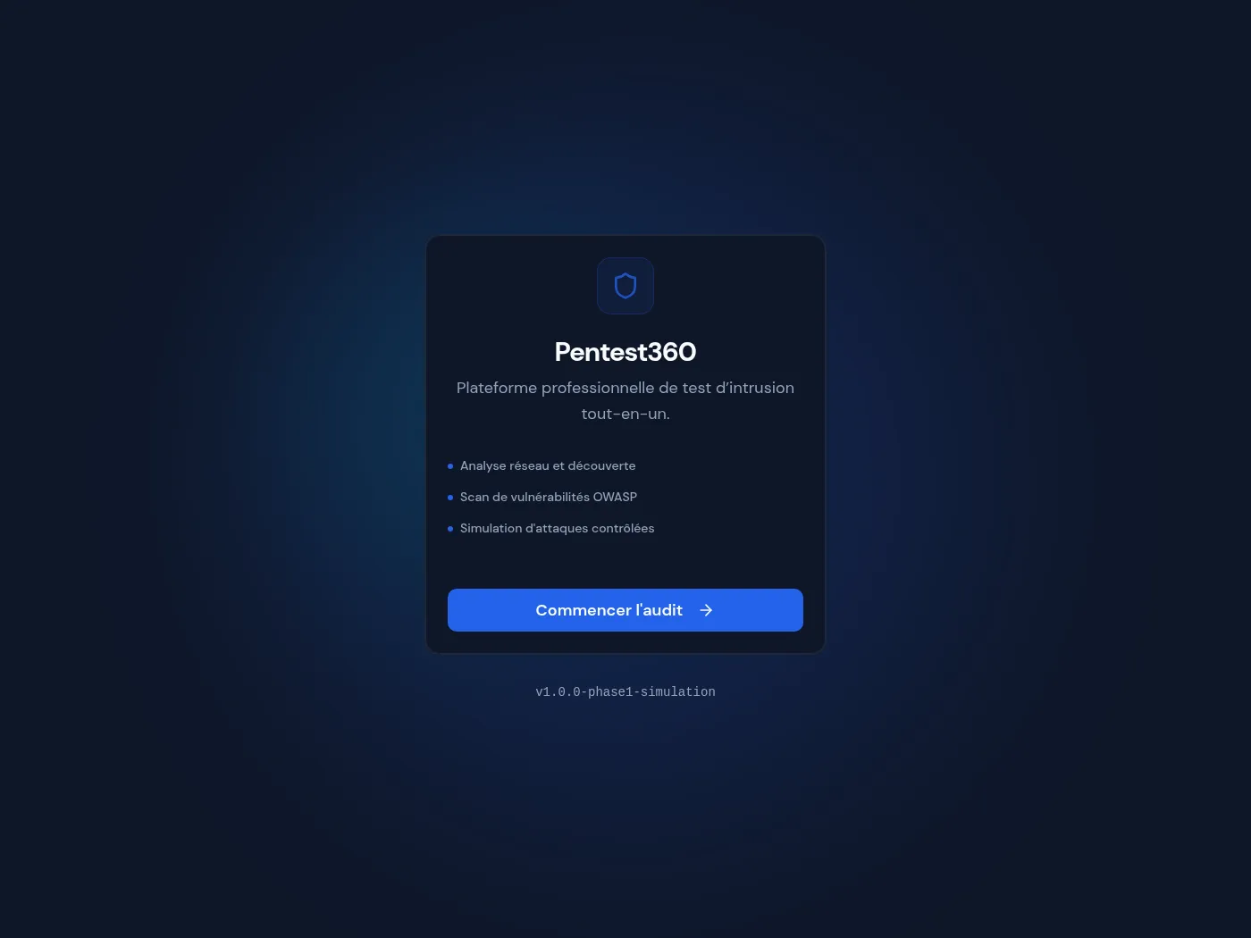 Pentest360 Plateforme Sécurité