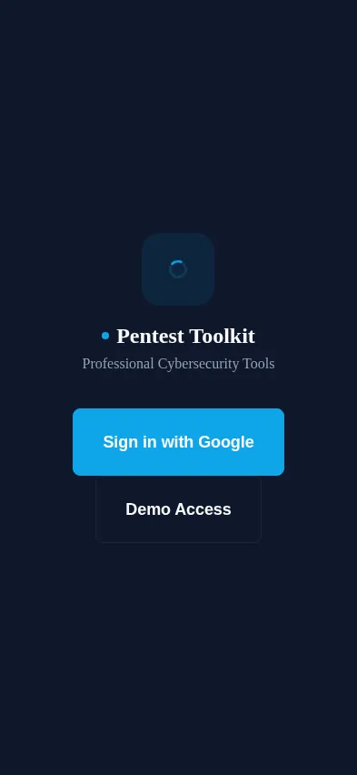 Pentest Toolkit Mobile