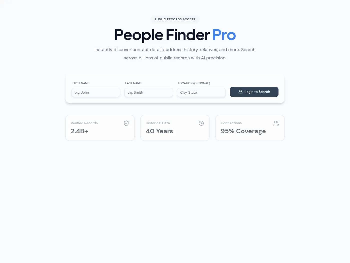 People Finder Pro