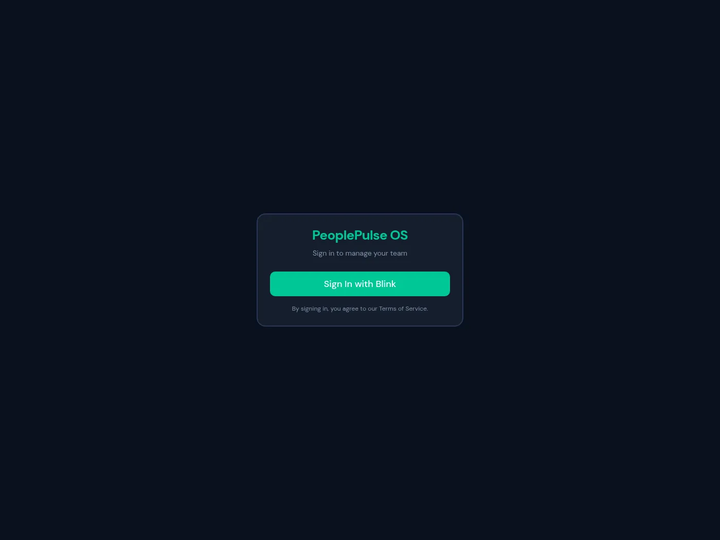 PeoplePulse OS