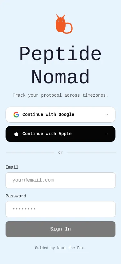 Peptide Nomad