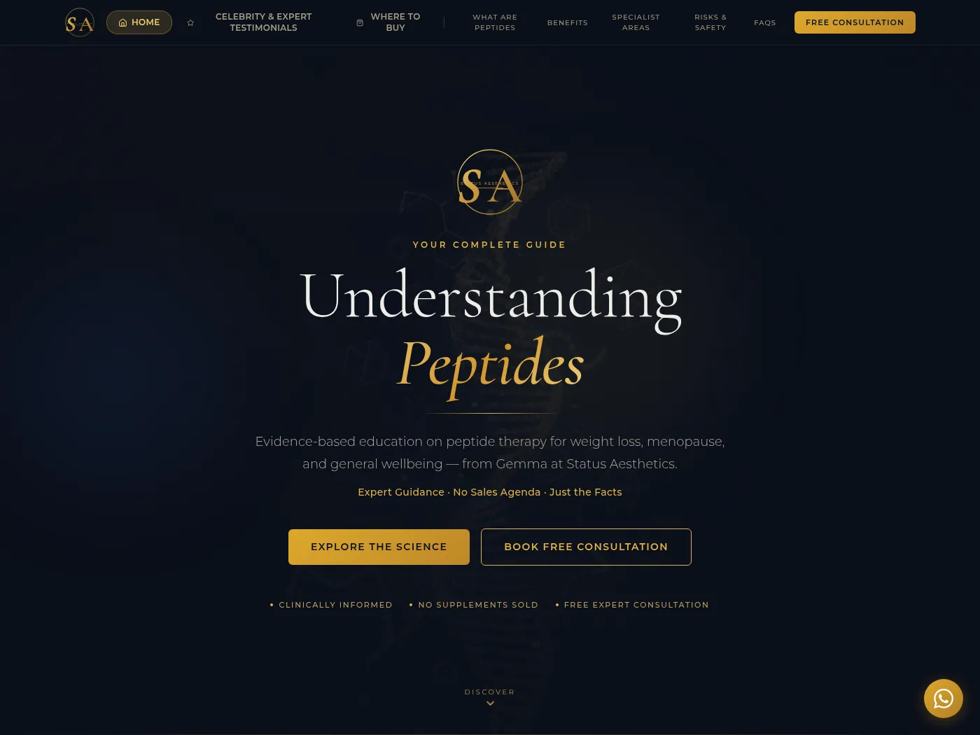 Peptide Info Microsite