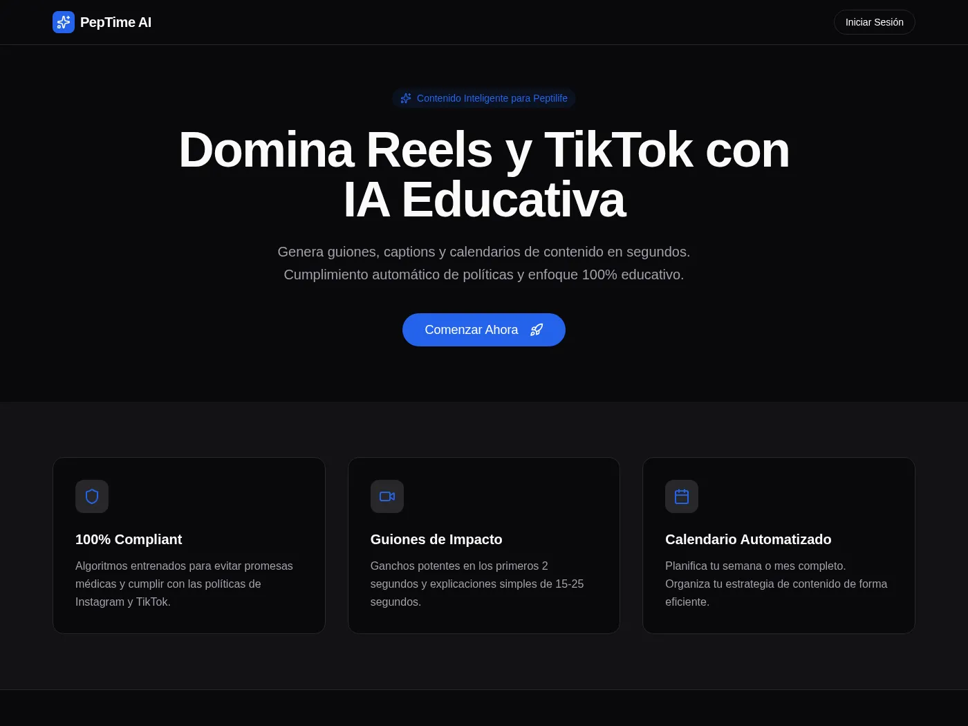 PepTime AI Manager
