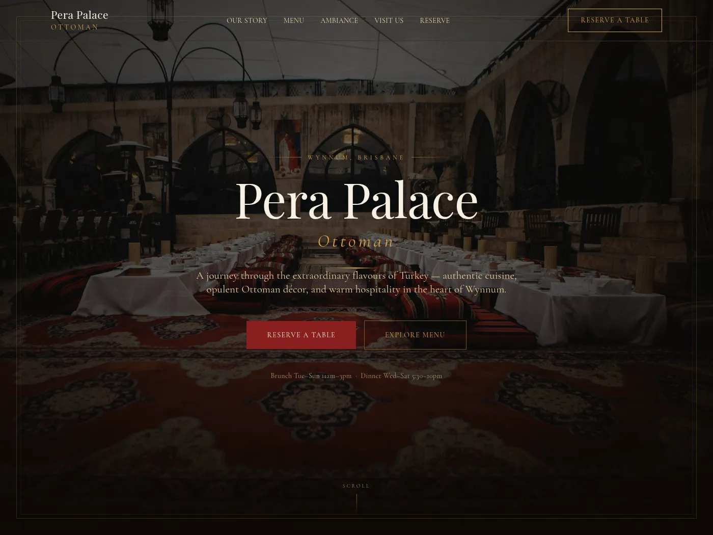 Pera Palace Ottoman Web