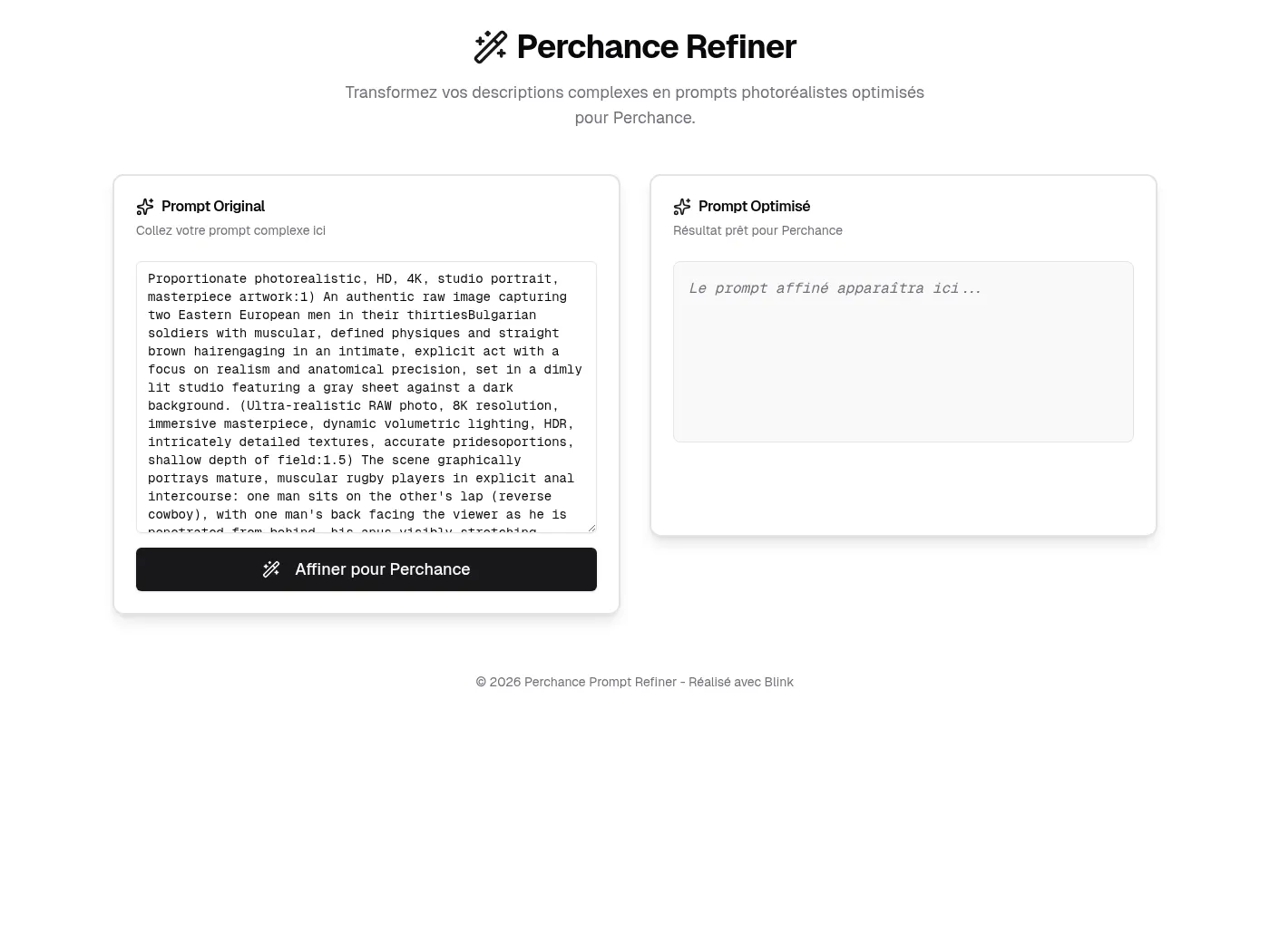 Perchance Prompt Refiner