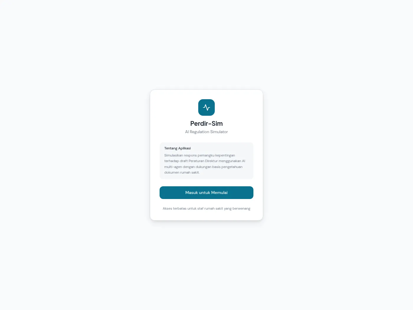 Perdir-Sim AI Simulator