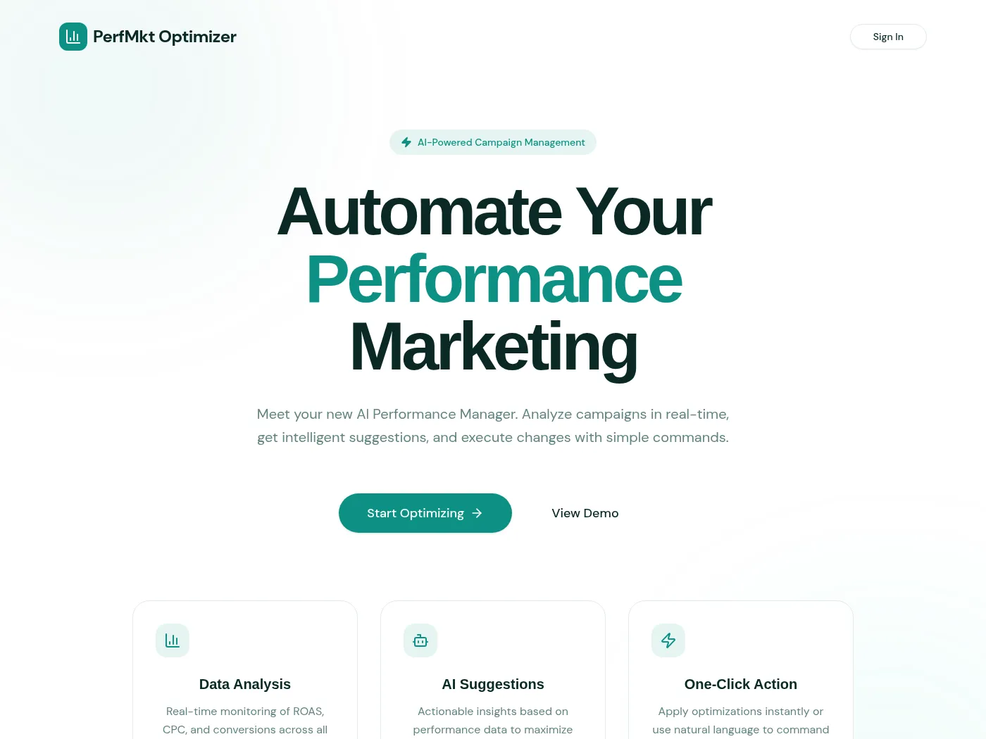 PerfMkt Optimizer