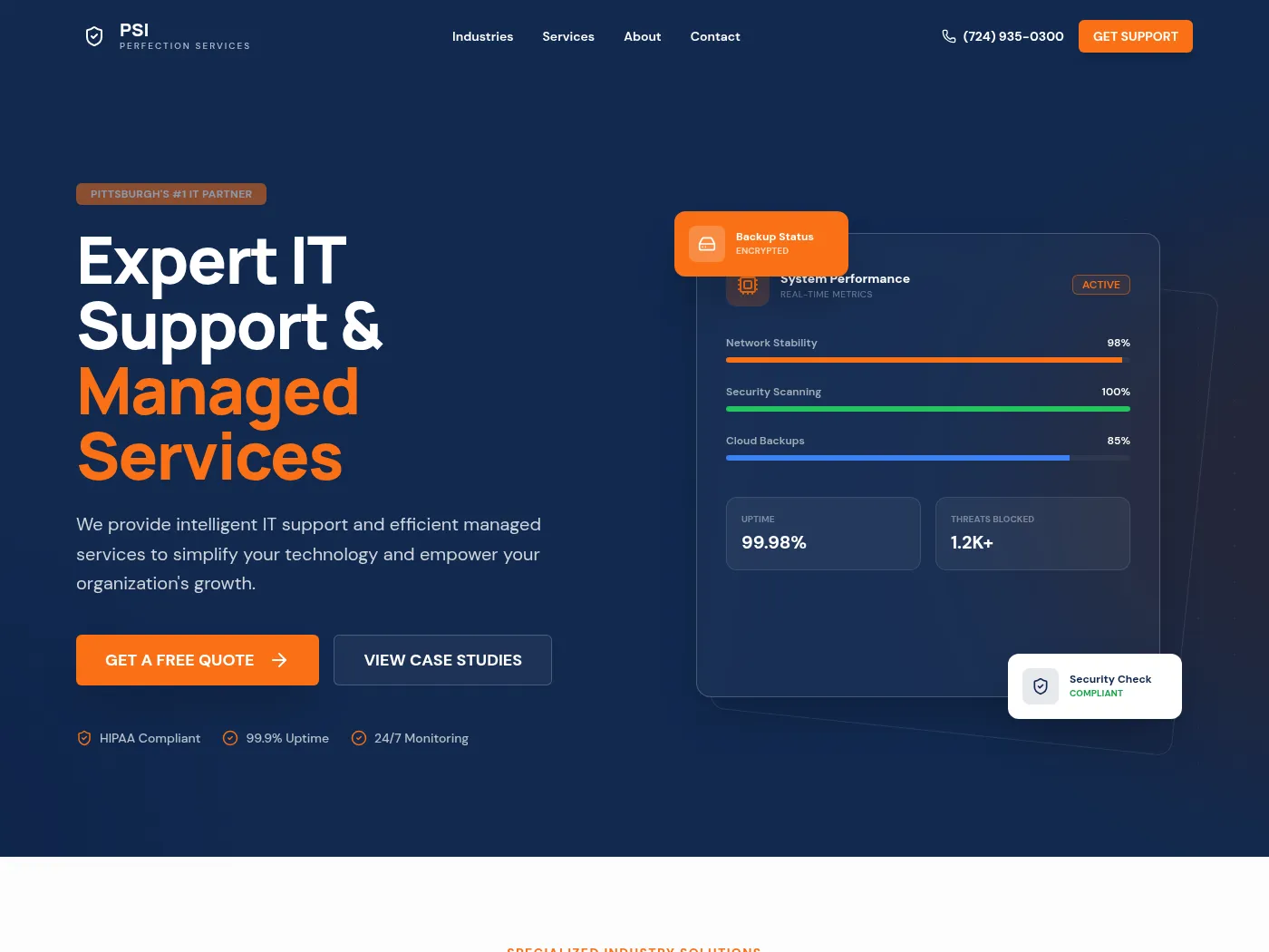 Perfection Services Template