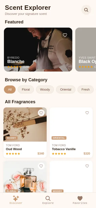 Scent Explorer App