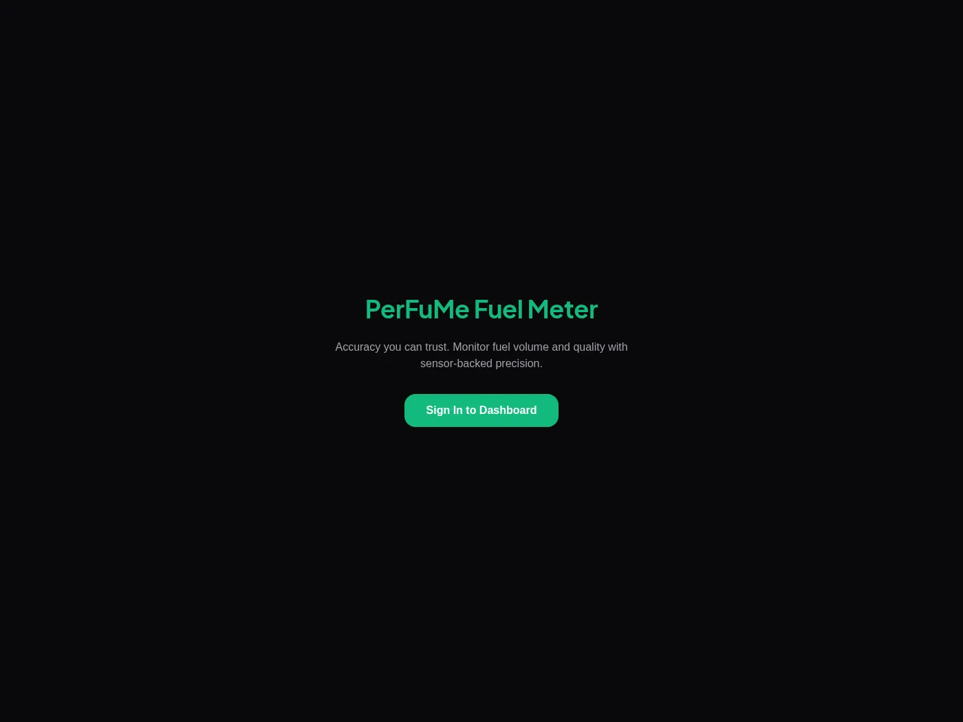 PerFuMe Fuel Dashboard