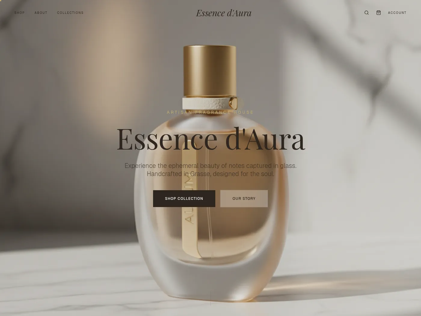 Perfume Luxe Landing