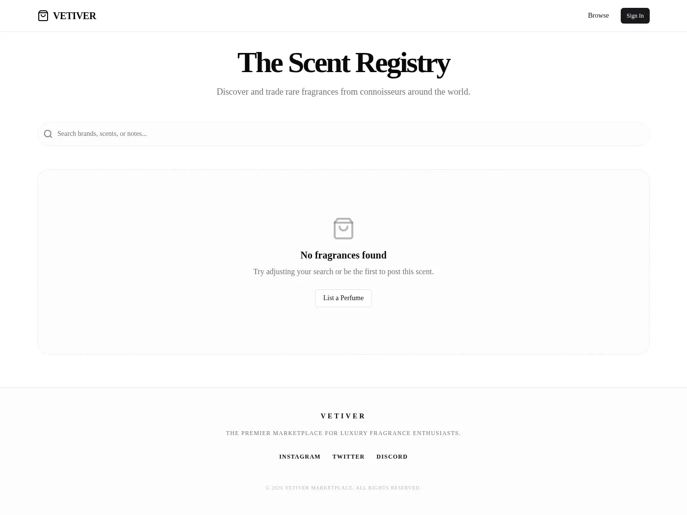 Perfume Marketplace