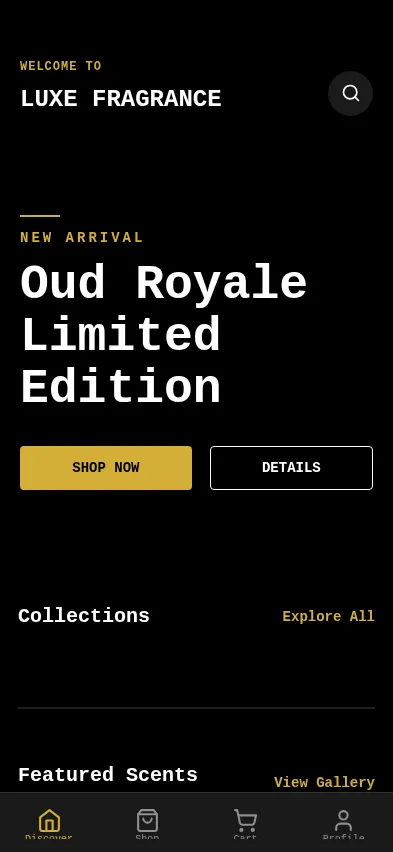 PerfumePro Mobile Shop