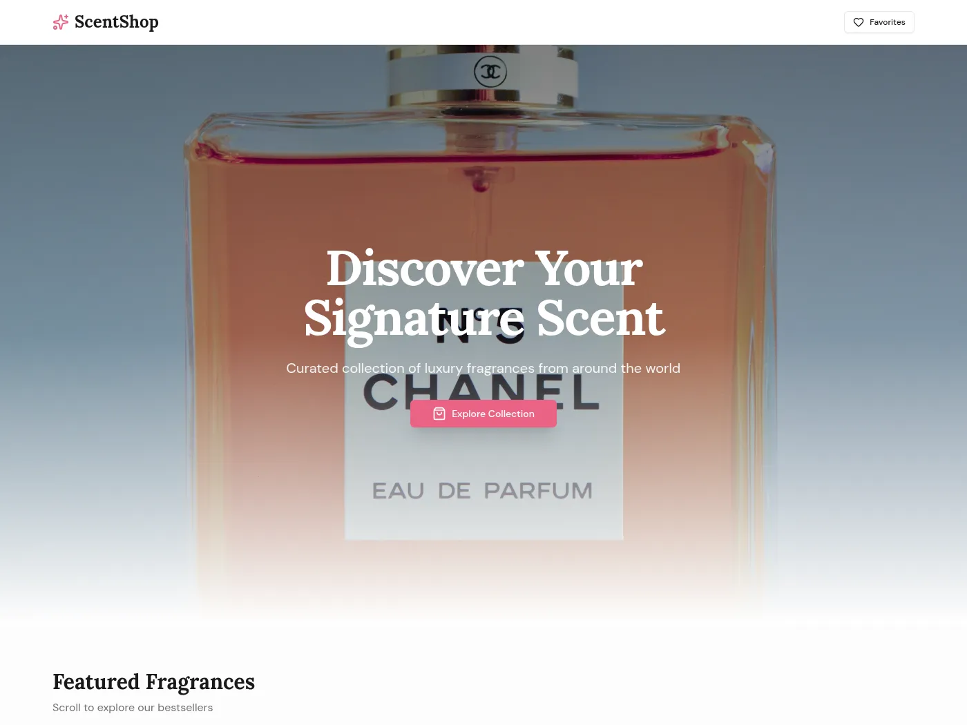 ScentShop Web Experience