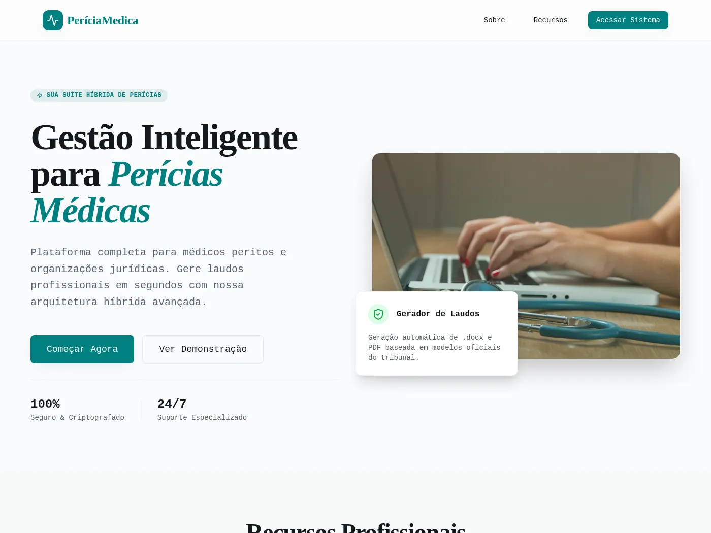PeríciaMedica Hybrid Suite