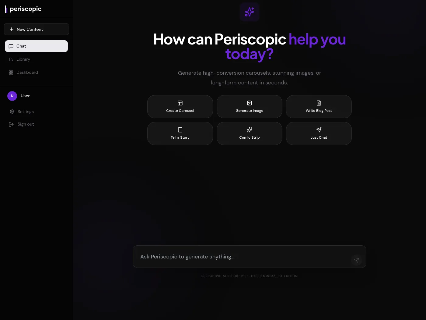 Periscopic AI Studio