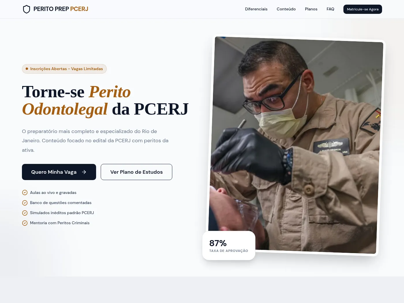 PCERJ Perito Prep Landing
