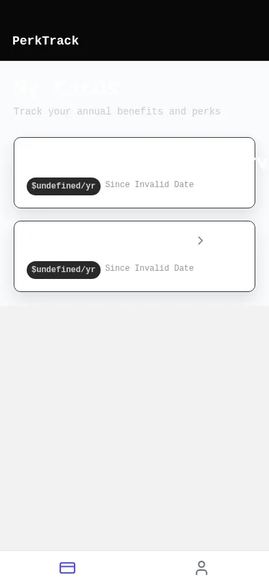 PerkTrack Mobile