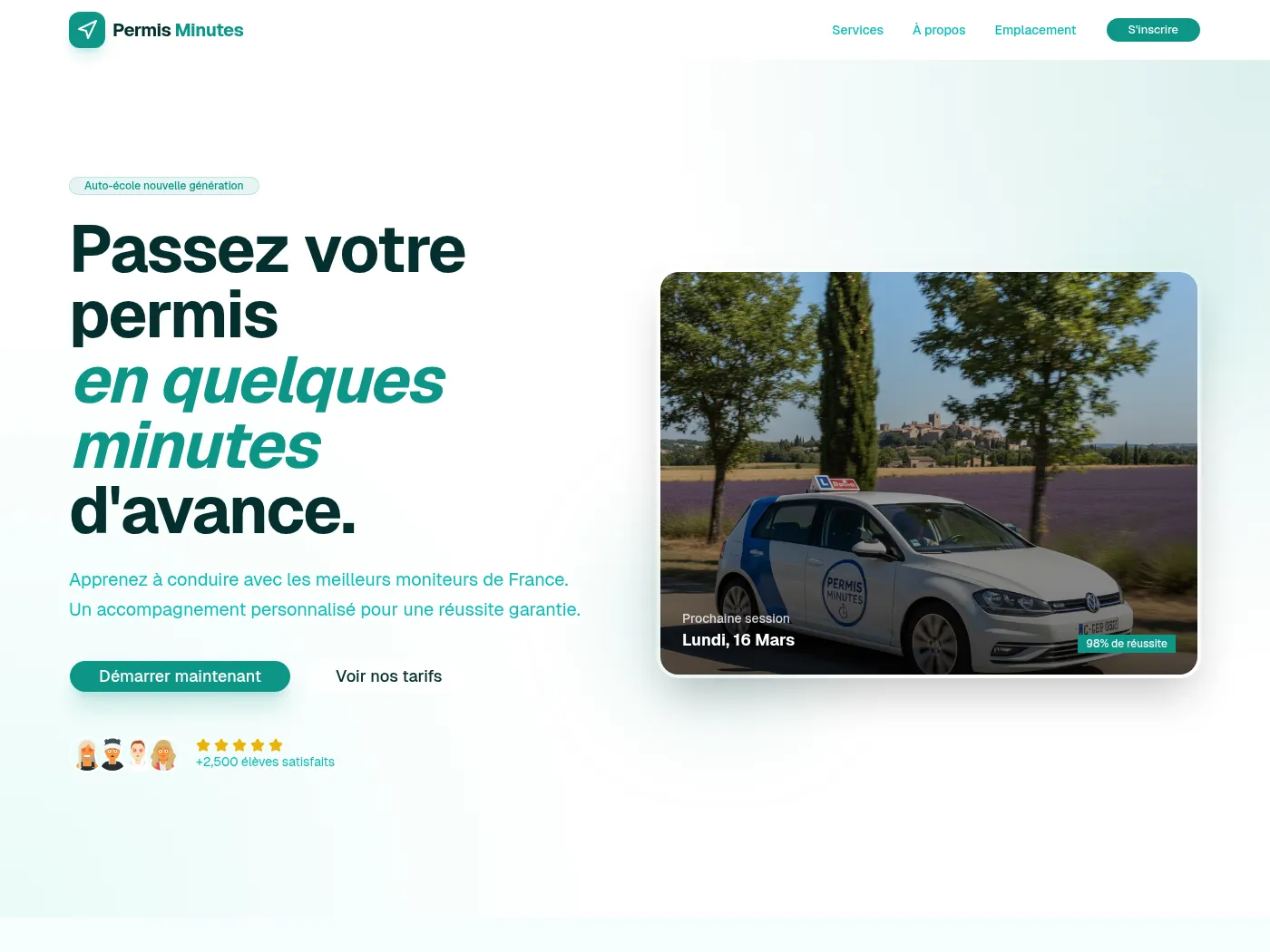 Permis Minutes École