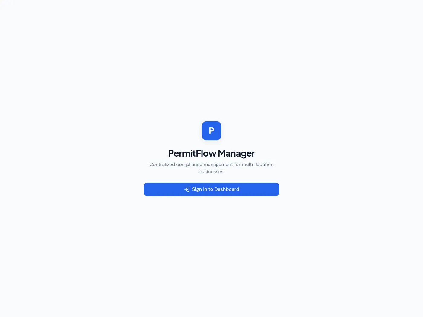 PermitFlow Manager