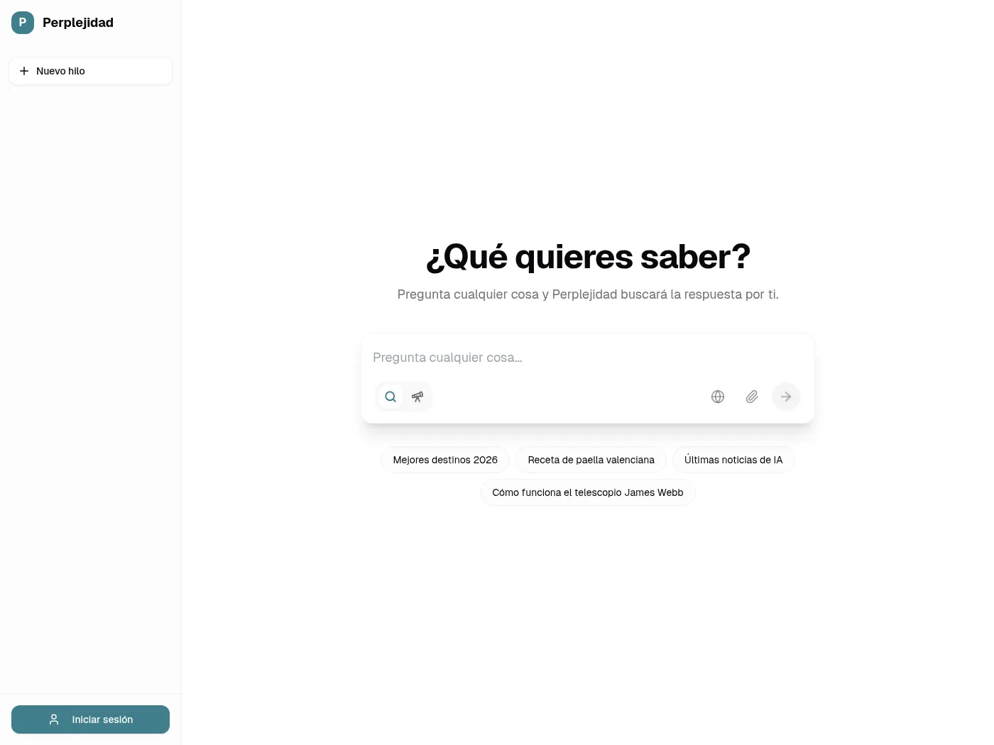 Perplejidad Clone