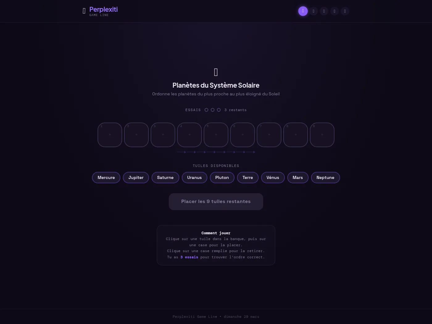 Perplexiti Game Line