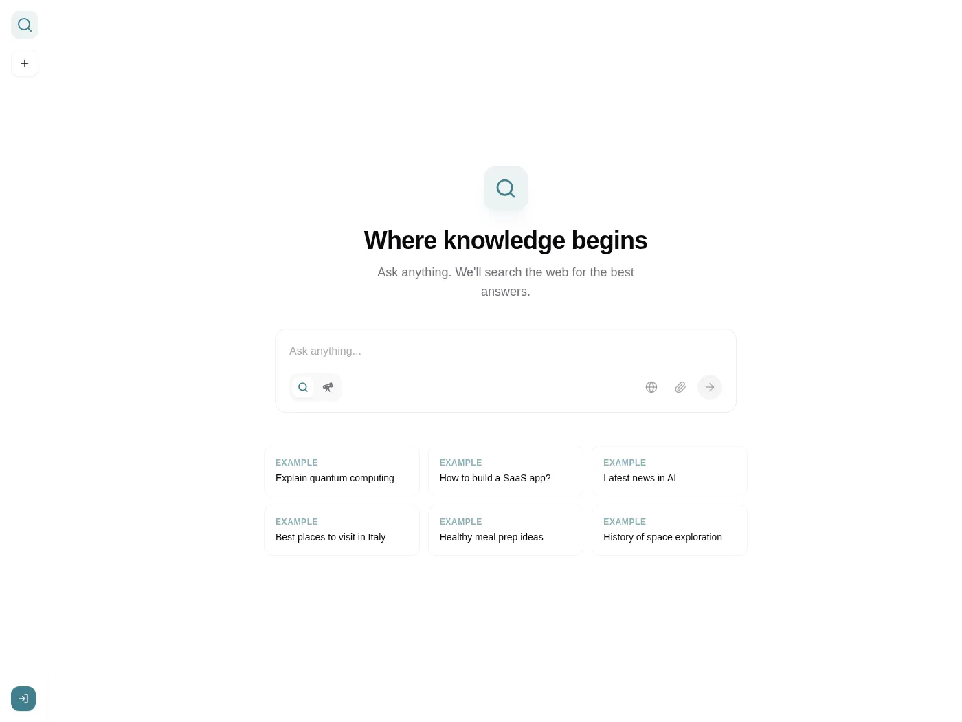 Perplexity AI Clone