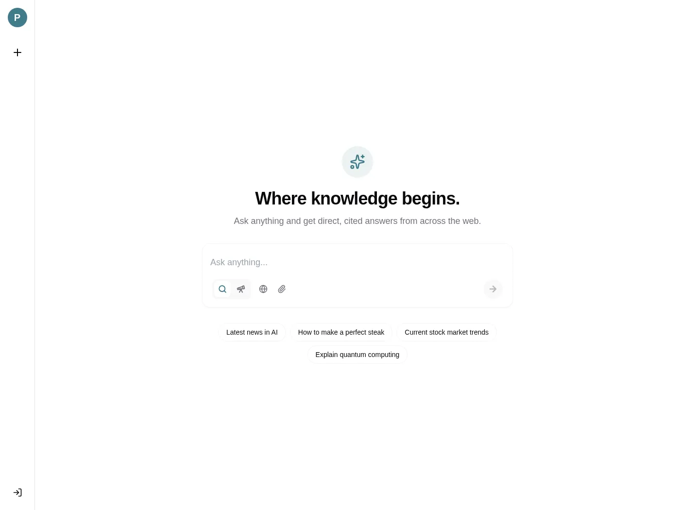 Perplexity AI Clone