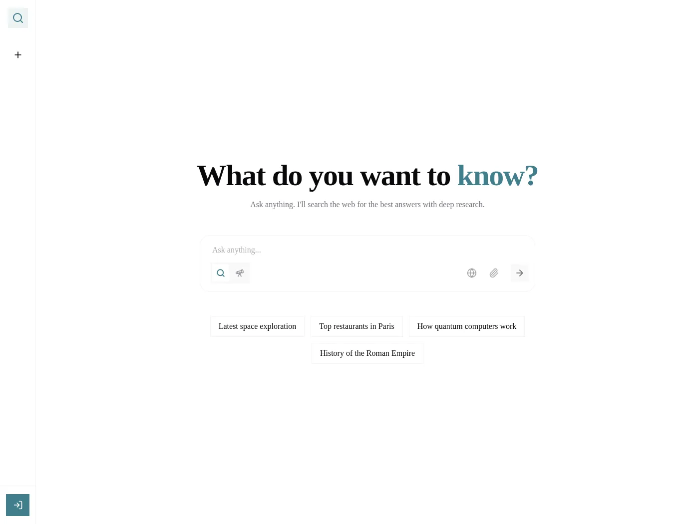 Perplexity AI Clone