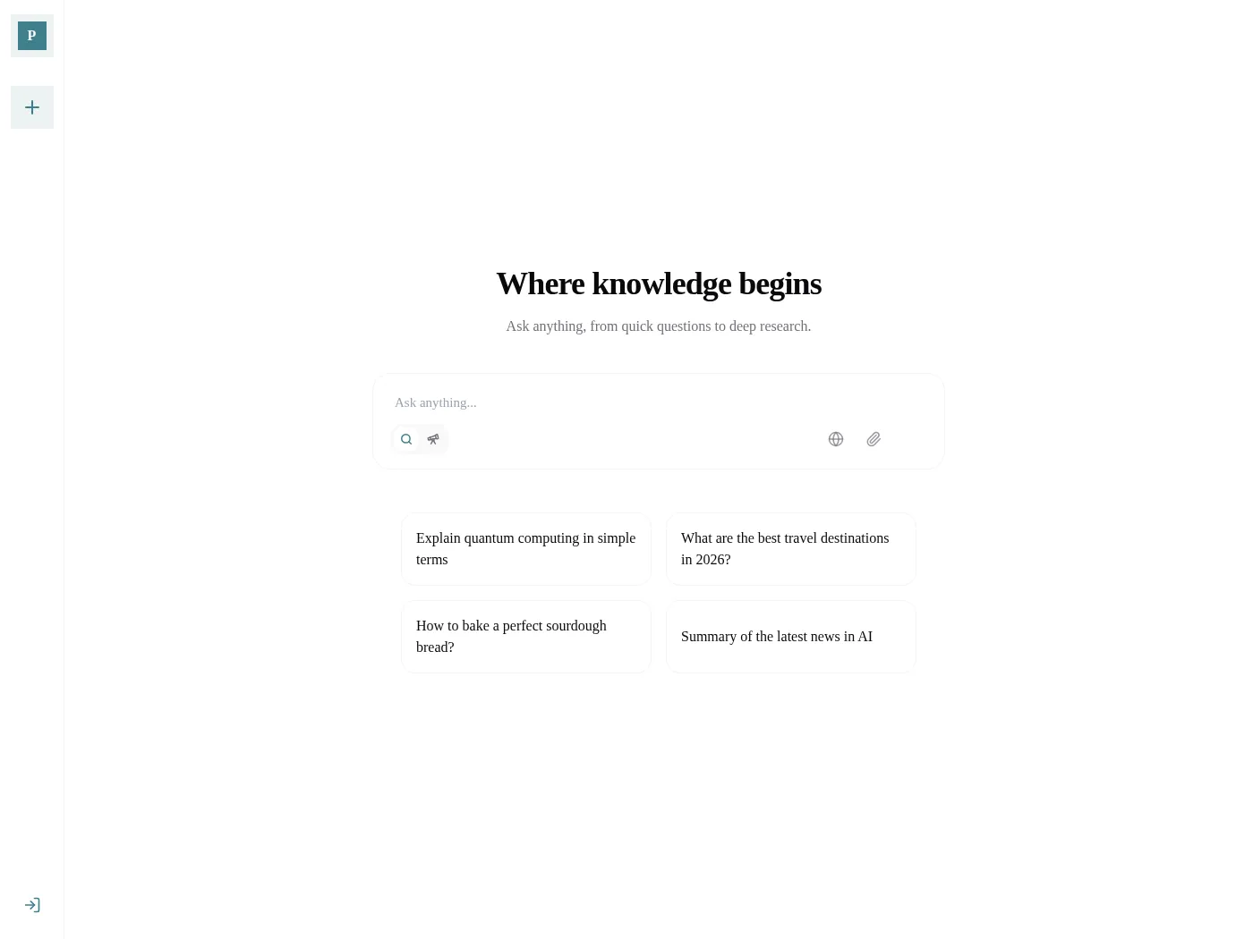 Perplexity Chat Clone