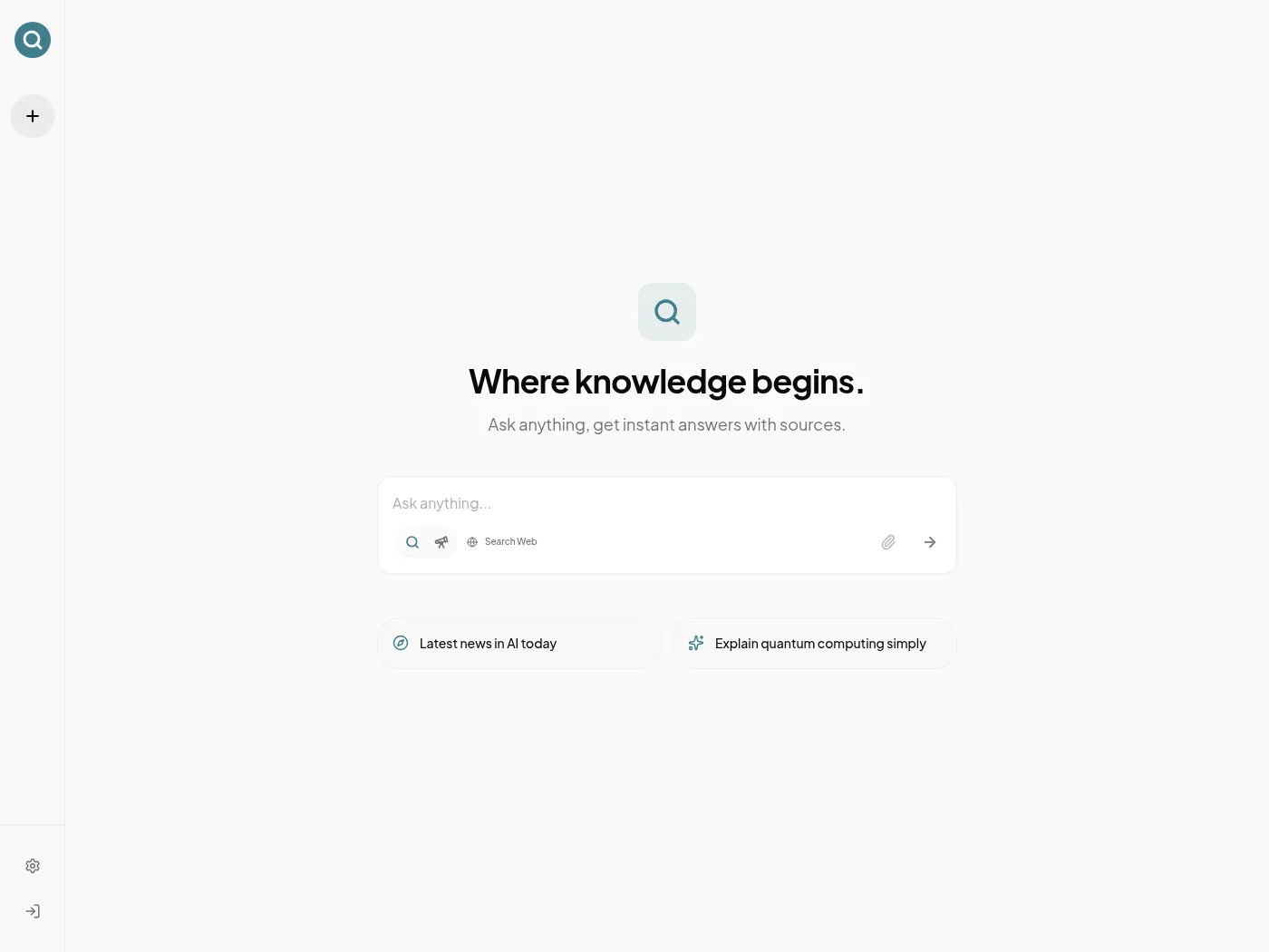 Perplexity AI Clone