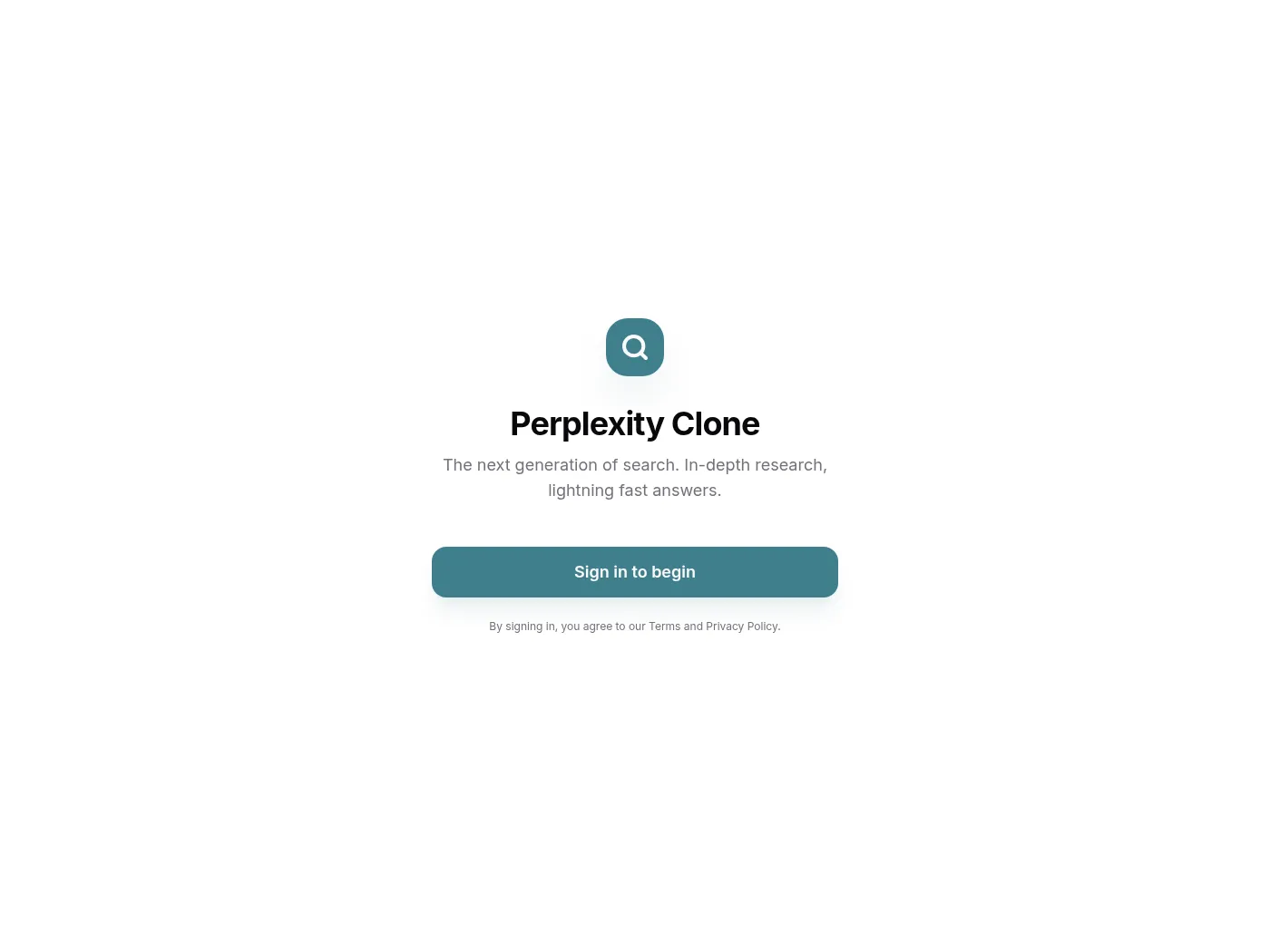 Perplexity Clone