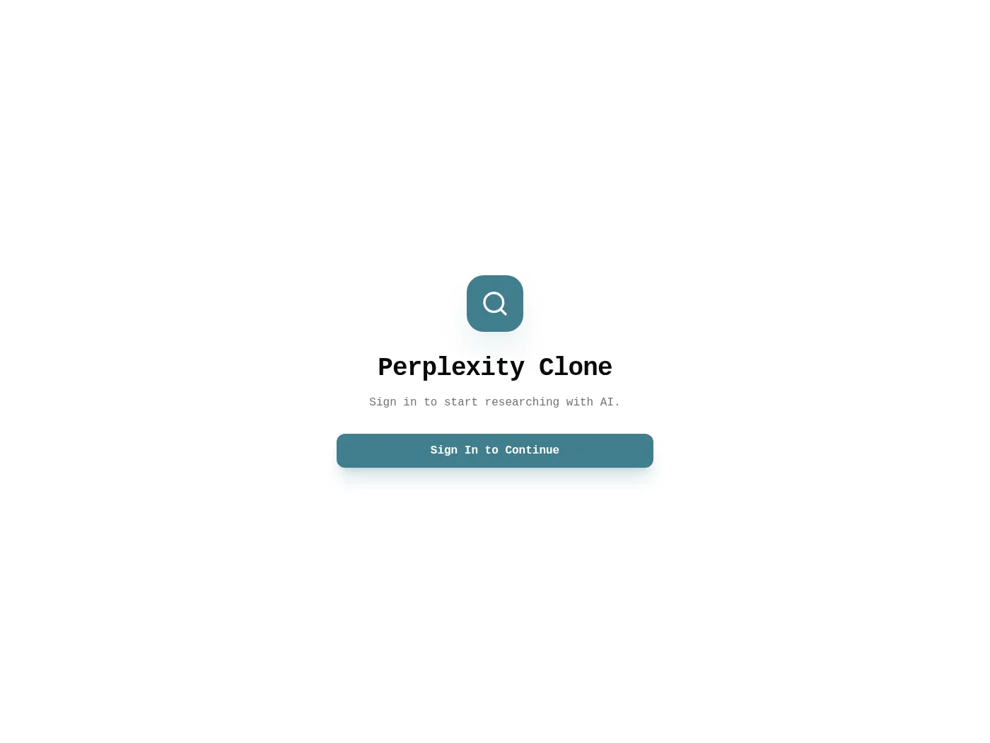 Perplexity Clone AI