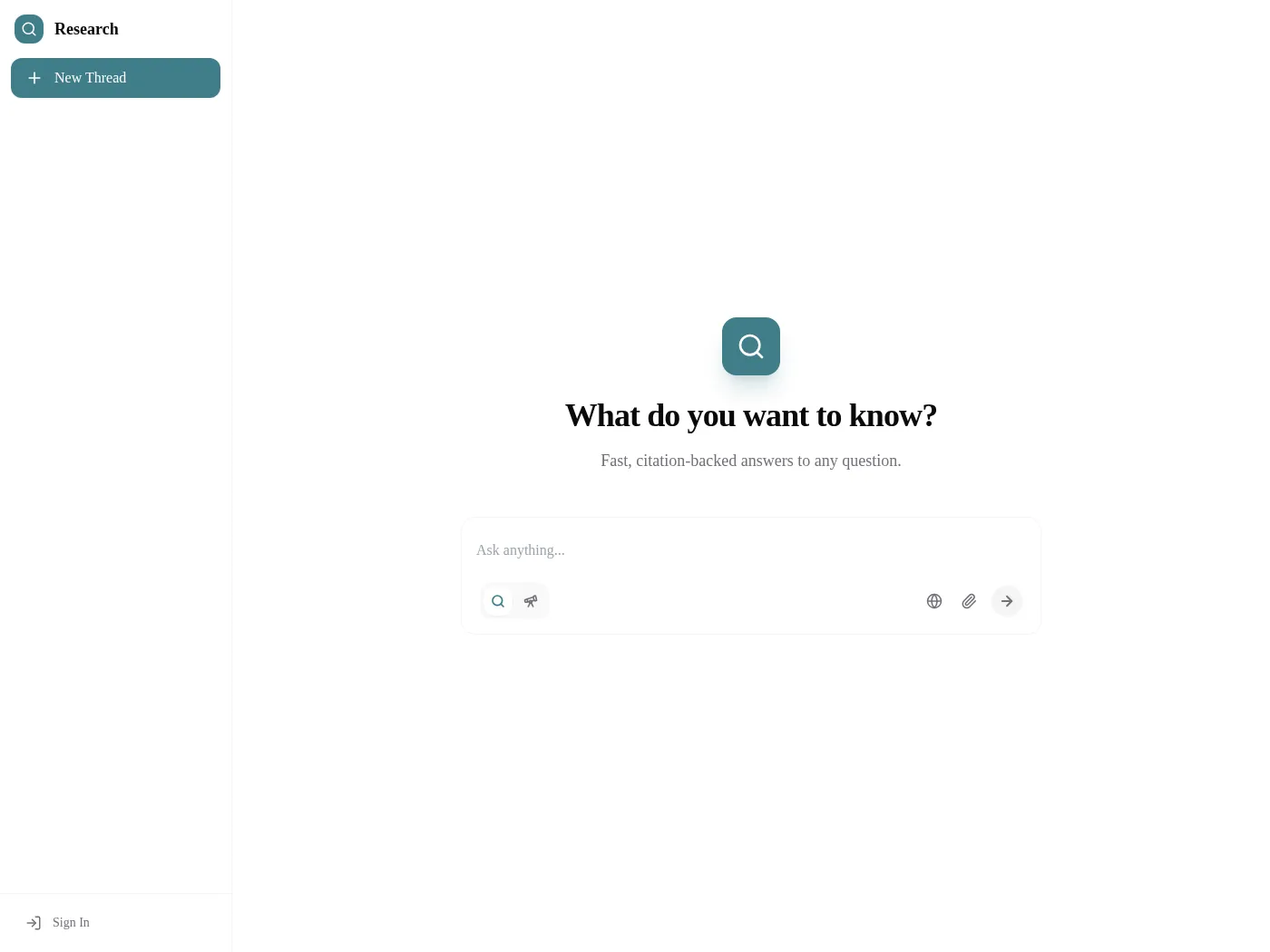 Perplexity AI Clone