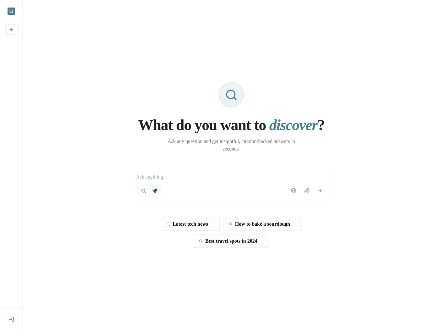 Perplexity Style Search