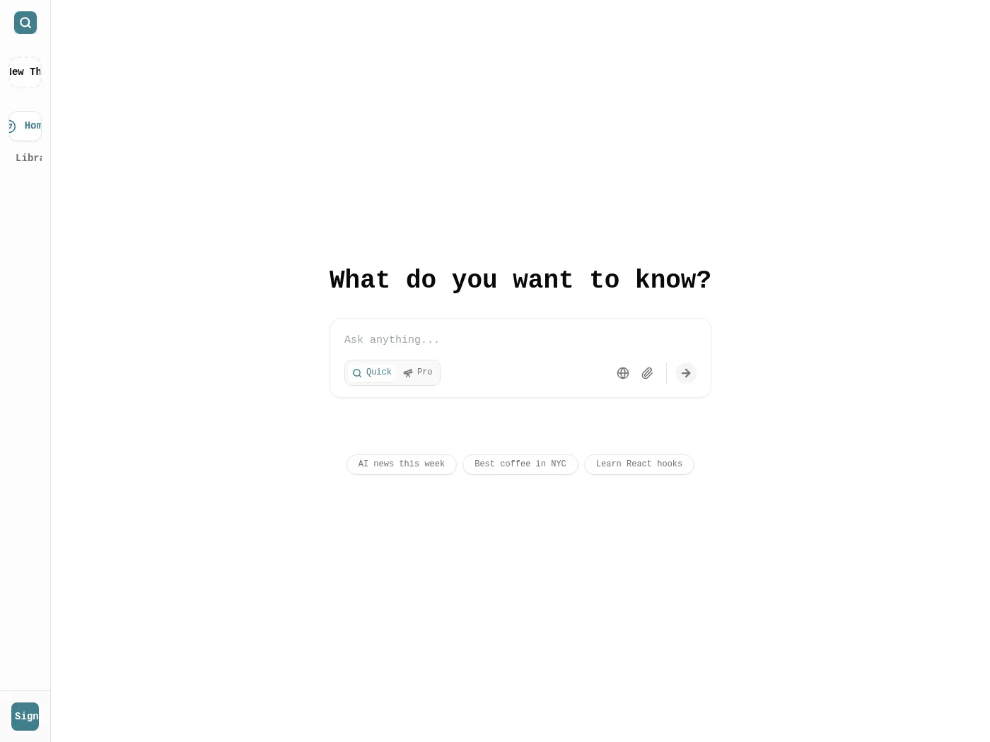 Perplexity Clone