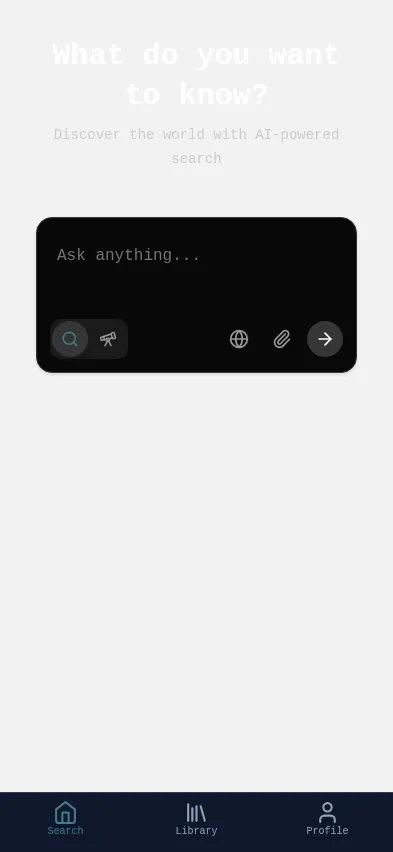 Perplexity iOS Clone