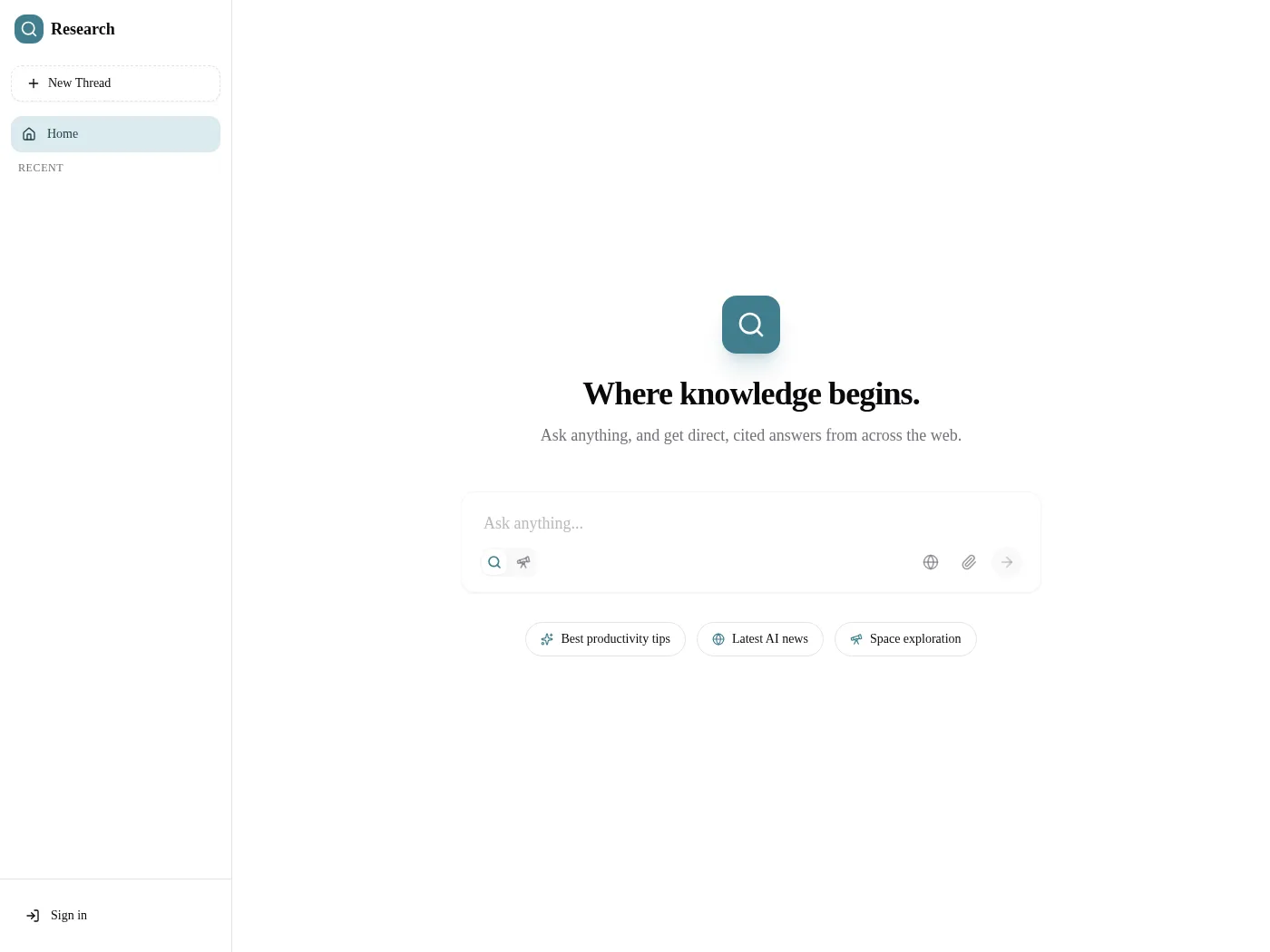Perplexity Free Local Clone
