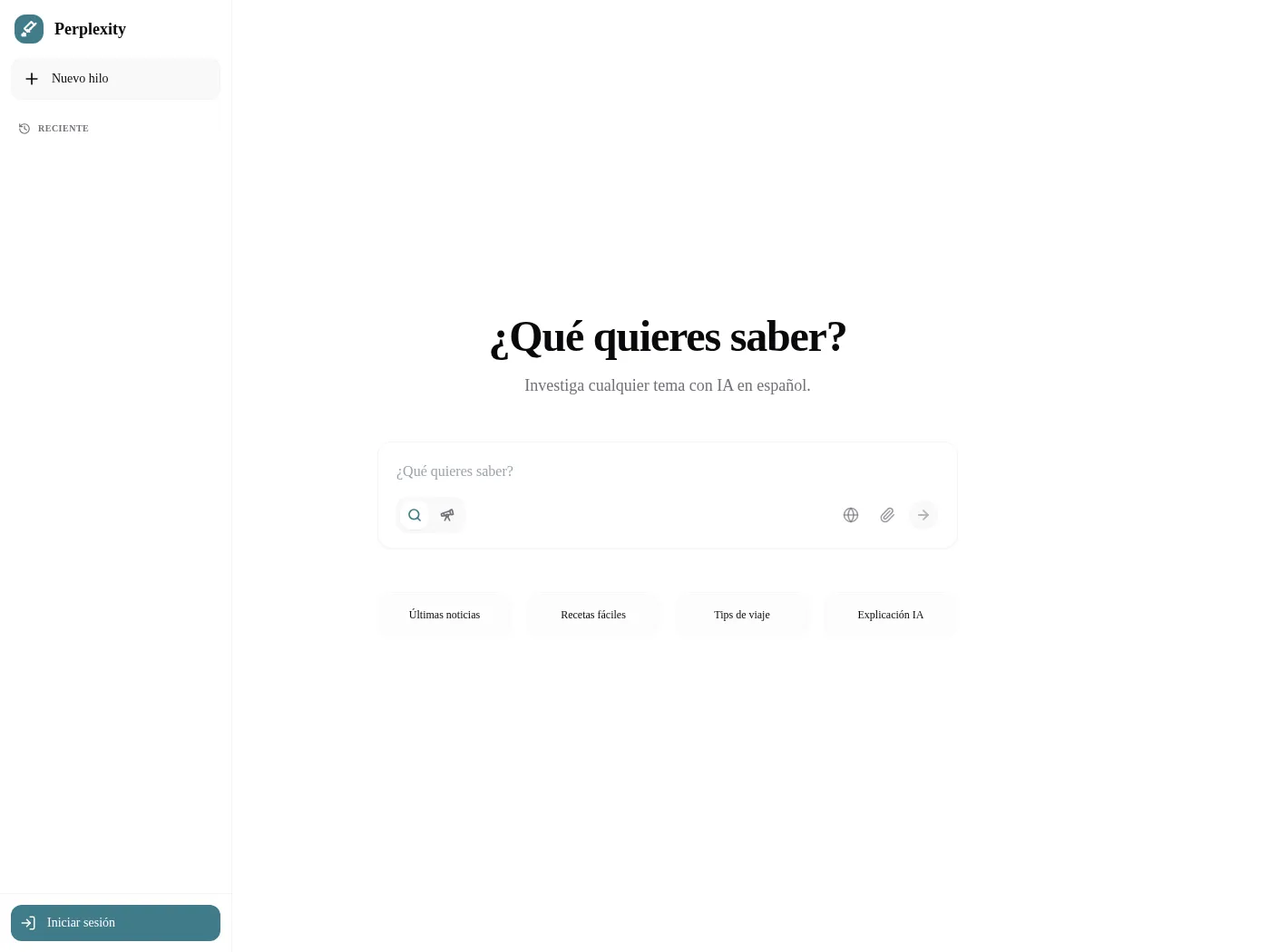 Perplexity Español