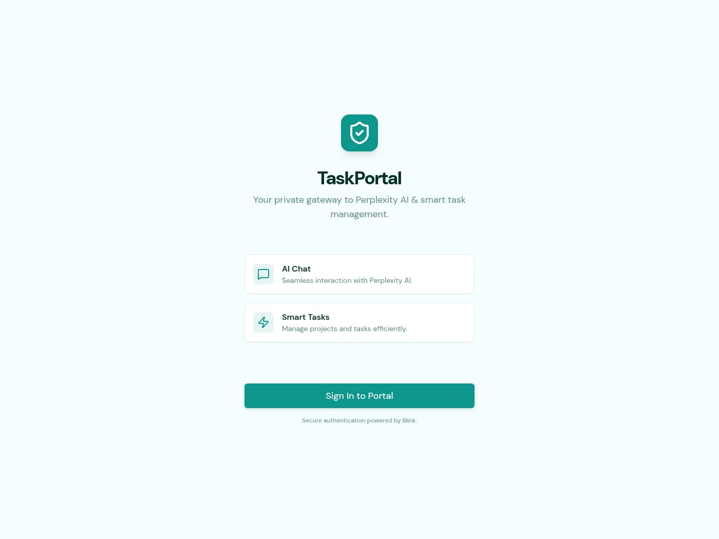 Perplexity Task Portal