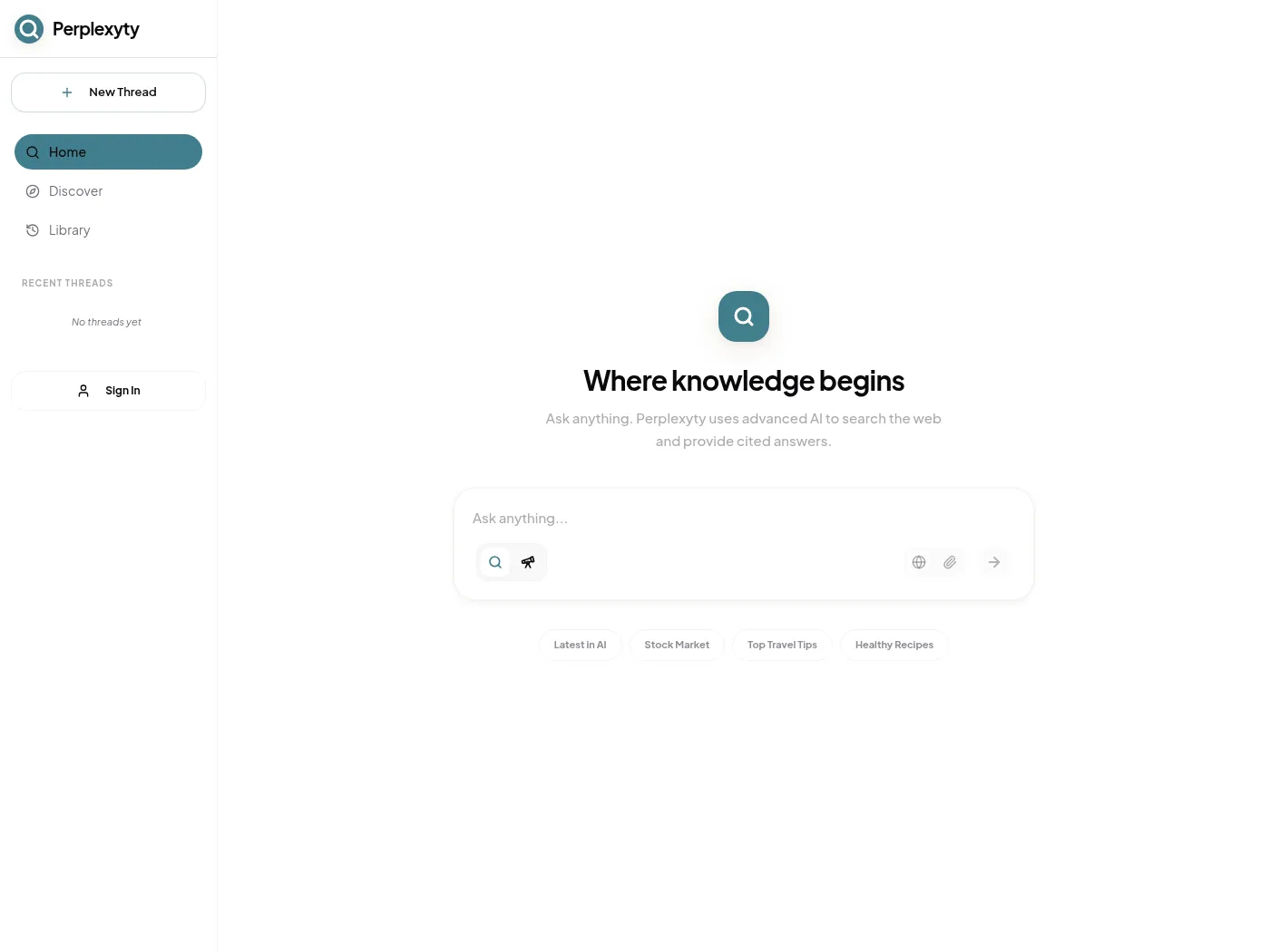 Perplexyty Chat App